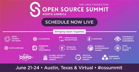 The Linux Foundation Announces Conference Schedule For Open Source