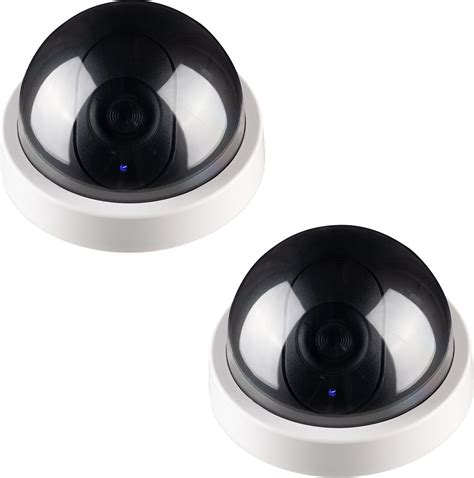 Kwmobile Dummy Camera Met Lampje Set Van 2 Beveiligingscamera Met