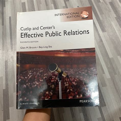 Effective Public Relations By Cutlip And Centers Hobbies And Toys Books And Magazines Textbooks