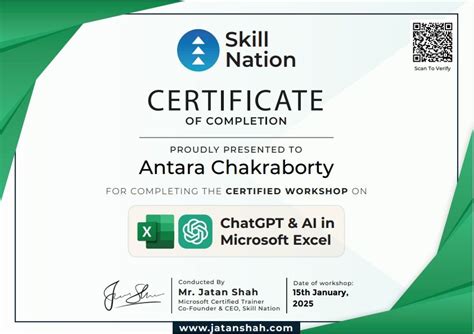Antara Chakraborty On Linkedin Chatgpt Ai Microsoftexcel Workshop