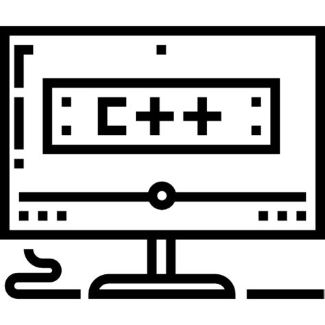 Monitor Detailed Straight Lineal Icon