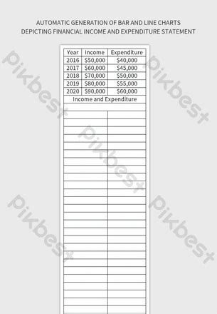 Visual Technology Income Comparison Chart Excel Template Free Download Pikbest