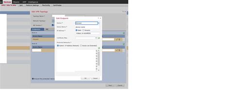 Fmc Site 2 Site Vpn Extranet Invalid Endpoint Configuration Error