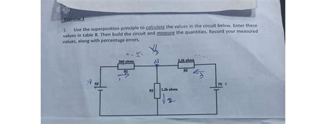 Solved Exercise Use The Superposition Principle To Chegg