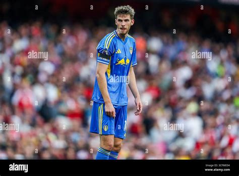 Anton Stach Of Leeds United Looks On During The Premier League Match