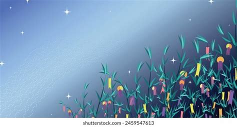 Tanabata Japanese Pattern Milky Way Background Stock Vector Royalty Free 2459547613 Shutterstock