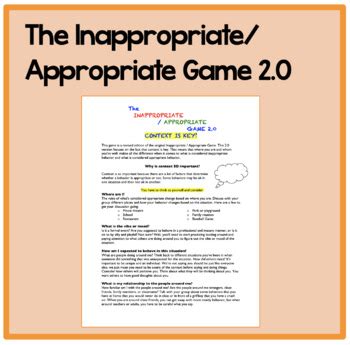 The Inappropriate Appropriate Game 2 0 For Social Skills Context Is Key