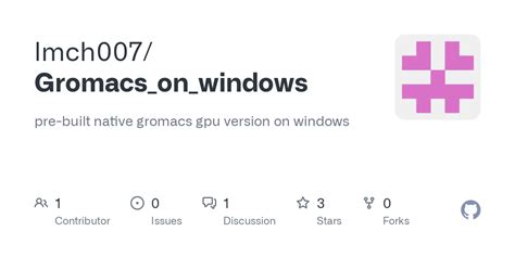 Github Lmch007gromacsonwindows Pre Built Native Gromacs Gpu