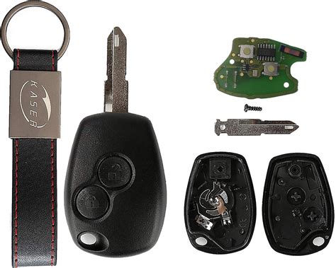 Kaser Clé Télécommande Avec Carte Électronique 2 Boutons Compatible