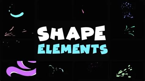 After Effects Shape Elements Pack After Effects 152295070