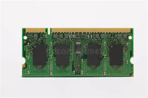 random access memory or ram memory module for pc computer isolated on white computer service