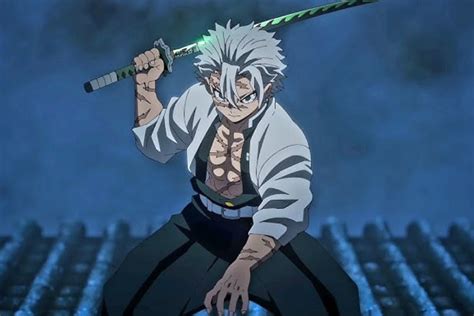 Sanemi Sword The Wind Hashiras Storm Forged Blade Sword Slice