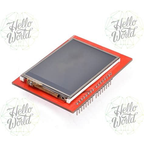 Pantalla Touch Tft 24″ Shield Para Arduino Uno Hello World Electronics