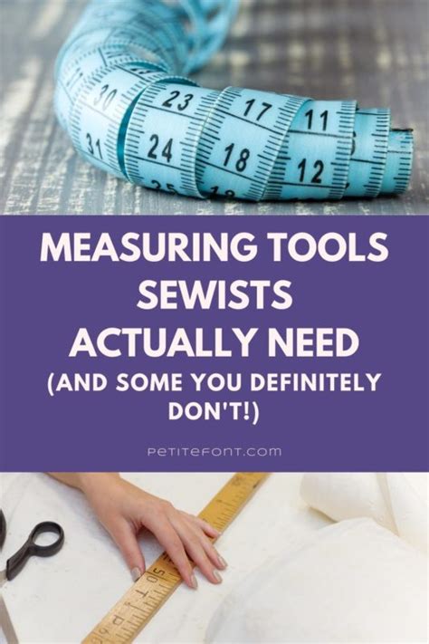 The Definitive Guide To A Sewing Starter Kit Measuring Tools Petite Font