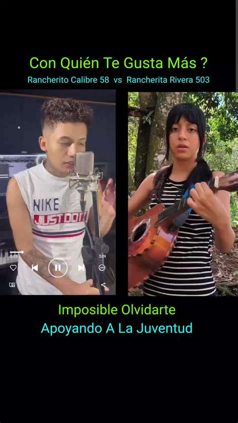 Rancherito Calibre 58 Vs Rancherita Rivera 503 Imposible Olvidarte Ra