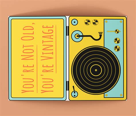 Music Player Svg Vinyl Record Svg Birthday Card Svg Vintage Svg