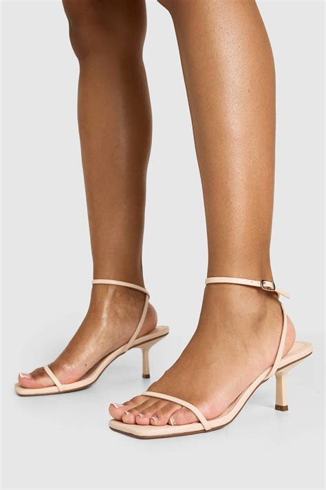 Nude Wedding Heels Boohoo Uk