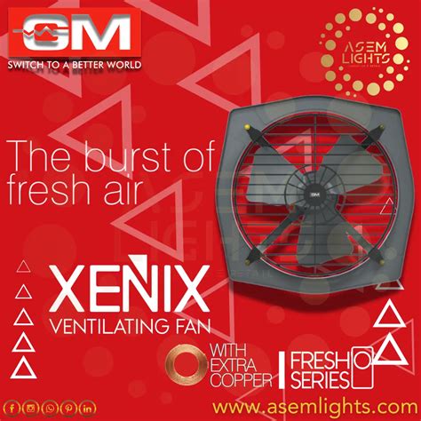Buy New Gm Kitchen Metal Exhaust Fan In Nepal Xenix 12