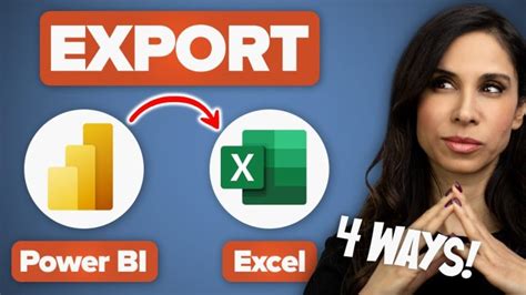 Import Power BI Data Into Excel Xelplus Leila Gharani