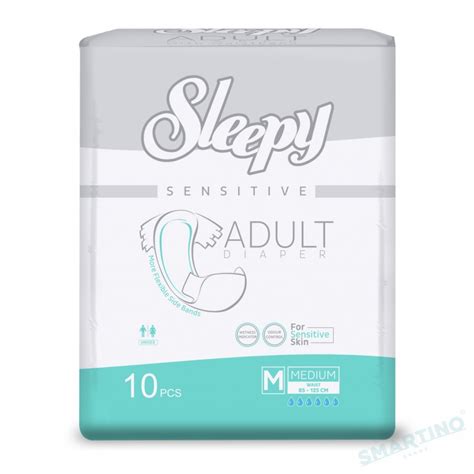 Scutece Adult Sleepy Sensitive M 10 Buc 85 125cm