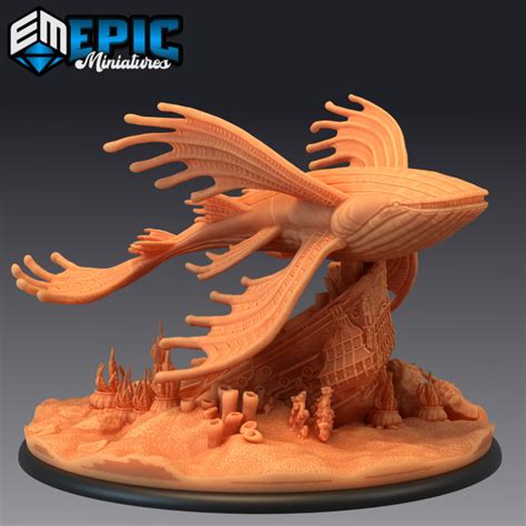 3d Printable Sacred Whale Lord Of The Sea Moby Dick Monster Ocean And Water Encounter By