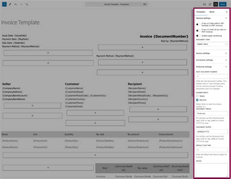 woocommerce invoice template customization flexible invoices