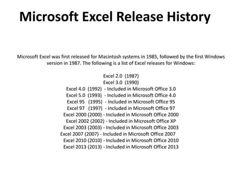What Is Excel Ppt