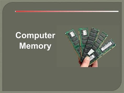 Computer Memory Pptx Operating Systems Computer Software And Applications