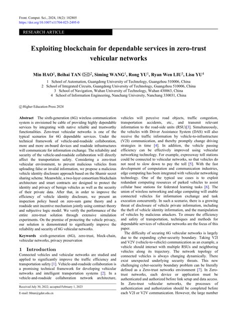 pdf exploiting blockchain for dependable services in zero trust