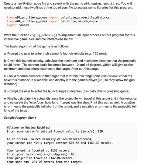Solved Create A New Python Code File And Save It With The