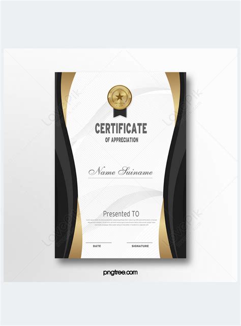 블랙 골드 비즈니스 학술 기업 인증서 이미지 사진 465330040 무료 다운로드