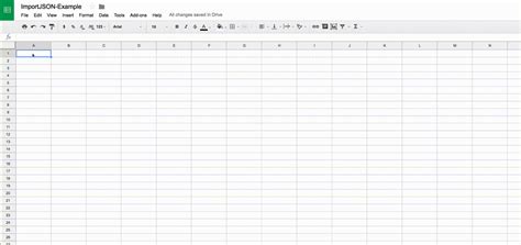 Import JSON Data Into Google Sheets