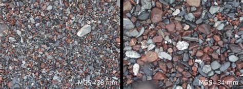 Sample Images Processed Using The Wavelet Based Digital Grain Sizing