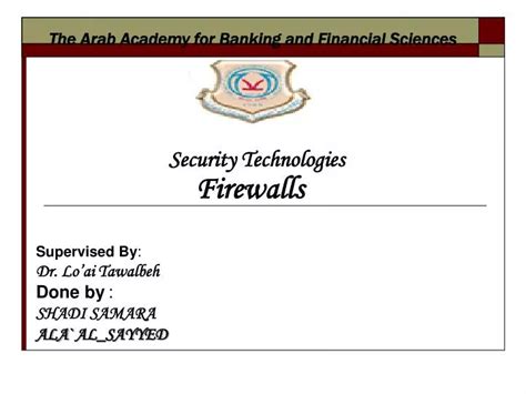 PPT Firewalls PowerPoint Presentation Free Download ID