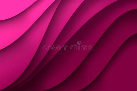 Waves Pink Texture Elegant Abstract Pink Wave Background With Smooth Curves Stock Illustration