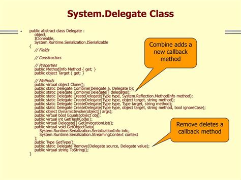 clr events and delegates ppt download