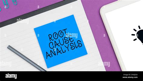 Hand Writing Sign Root Cause Analysis Business Showcase Method Of