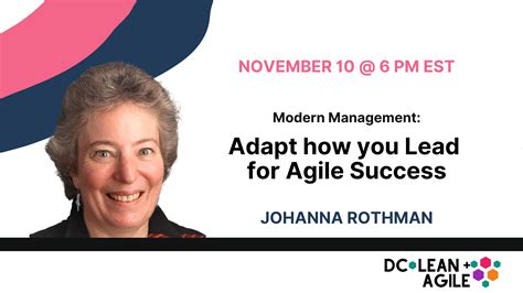 Johanna Rothman On Modern Management Lithespeed