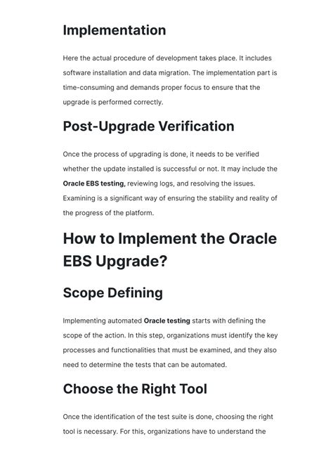 PPT A Guide To Oracle EBS Testing PowerPoint Presentation Free Download ID