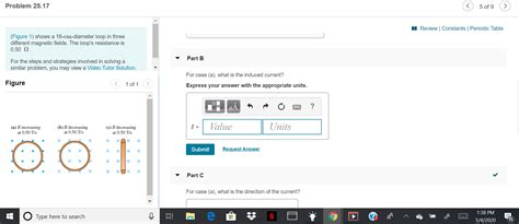 Solved Problem 25 17 ③ 5 Of 9 A Review Constants Periodic
