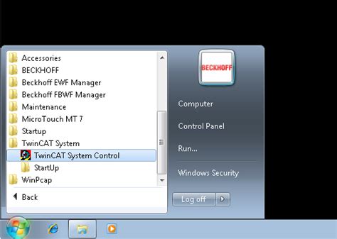 Adding A Route In The Beckhoff Plc