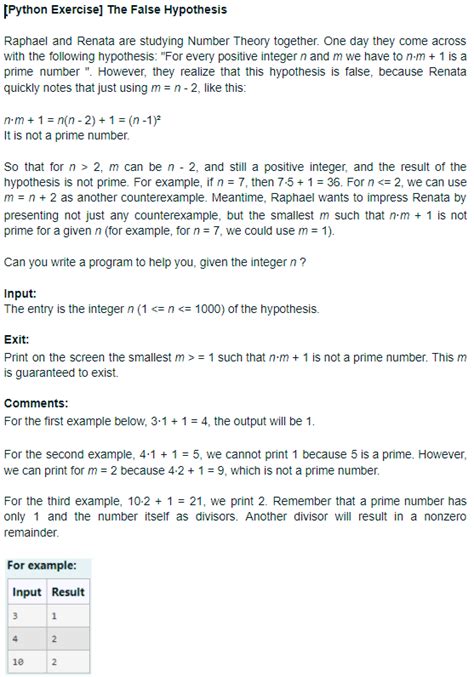 Solved Python Exercise The False Hypothesis Raphael And Chegg