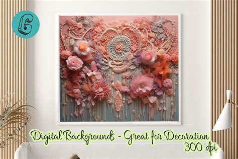 Crystal Macrame Background 24 Graphic By Glamour · Creative Fabrica