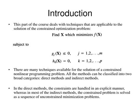 ppt nonlinear programming iii powerpoint presentation free download