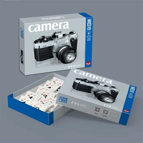 405pcs 크리 에이 티브 시리즈 시뮬레이션 레트로 Slr 폴라로이드 카메라 빌딩 블록 조립 모델 빌딩 블 Temu Republic Of Korea