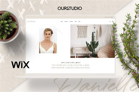 Danielle Website Wix Corvid Powered Website And App Templates