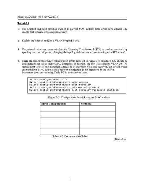 Bmit2164 T9 Switch Security Configuration Pdf