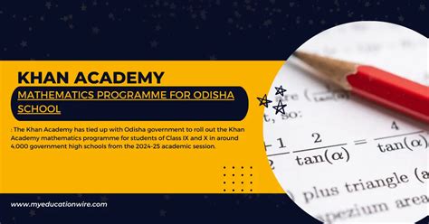 Khan Academy Mathematics Programme 2024 For Odisha School