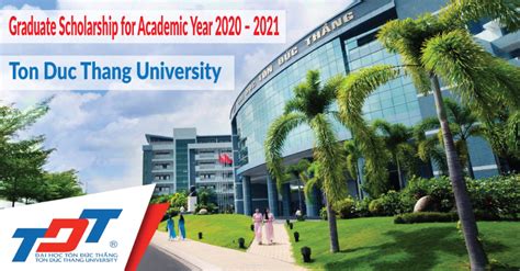 Ton Duc Thang University Graduate Scholarship 2020 2021 In Vietnam