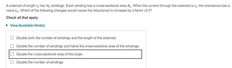 [solved] A Solenoid Of Length I {0} Has N {0}